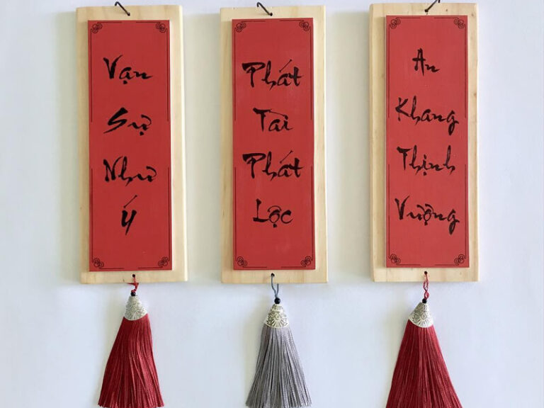 Red couplet: A symbol of luck and prosperity on Tet holiday of Vietnam ...